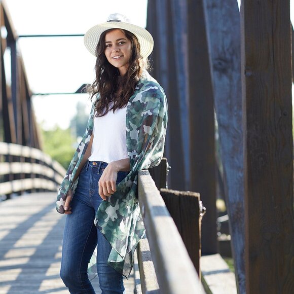 hadley wren | Accessories | Insect Repellent Scarf Green Camo Hadley ...
